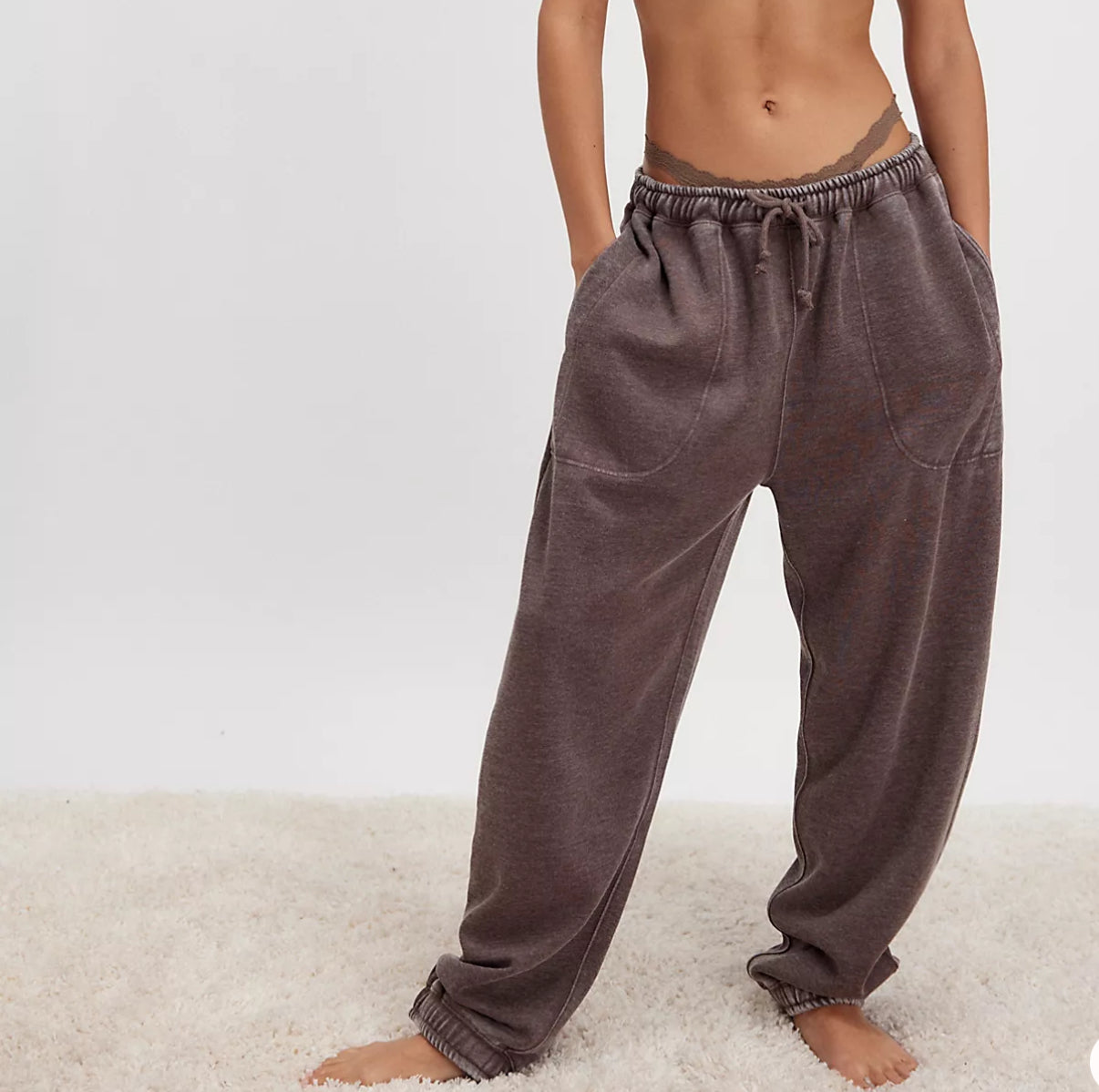 Free People Slow it Down Jogger Toast – Inhabit Clothing & Home